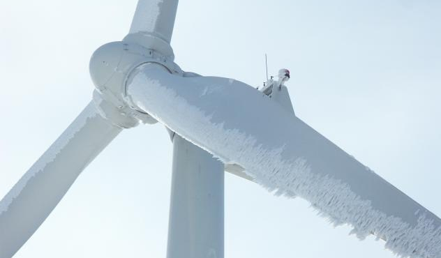 Ice buildup detection prevents the turbine from operating until the ice ...